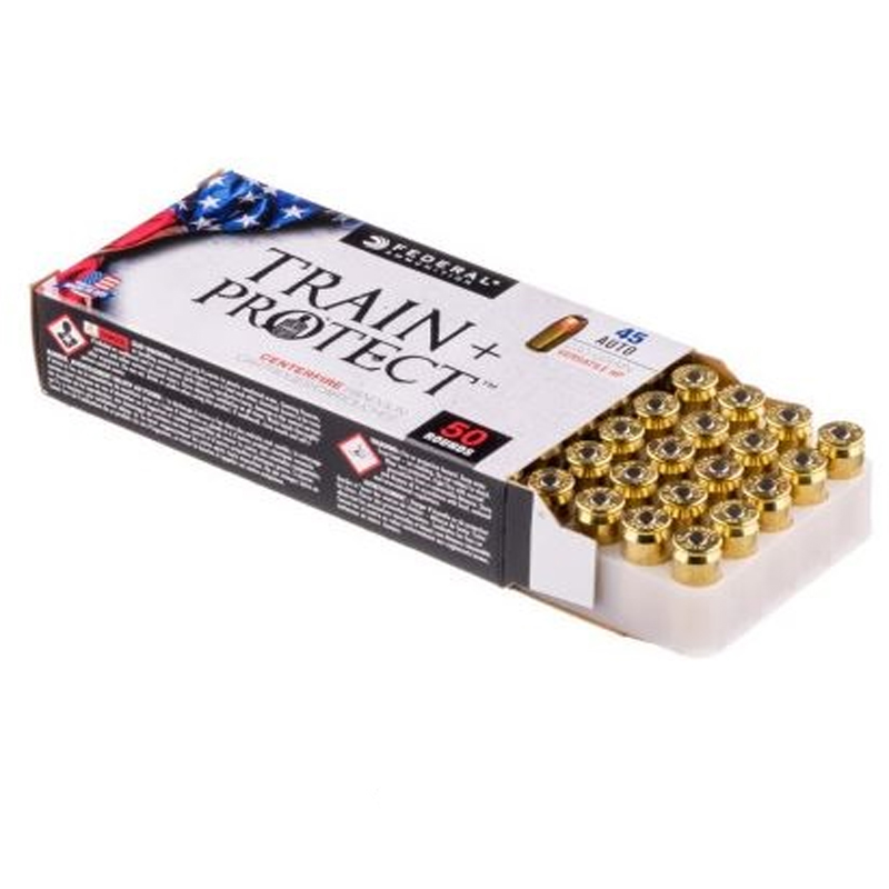 Munição Federal Cal 45 Auto 230GR VHP Train Protect – Cx 50 - Carabinas ...