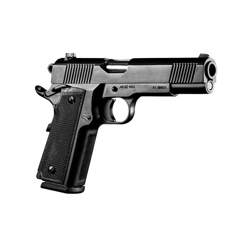Pistola Imbel MD2 GC C/ Adc .45 Aço Preta - Carabinas Brazil